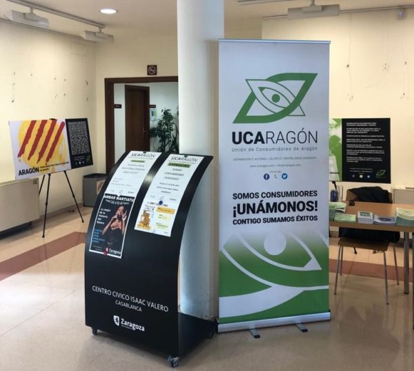 UCARAGÓN lleva su exposición "SOMOS CONSUMIDORES ¡UNÁMONOS!" al Centro ...