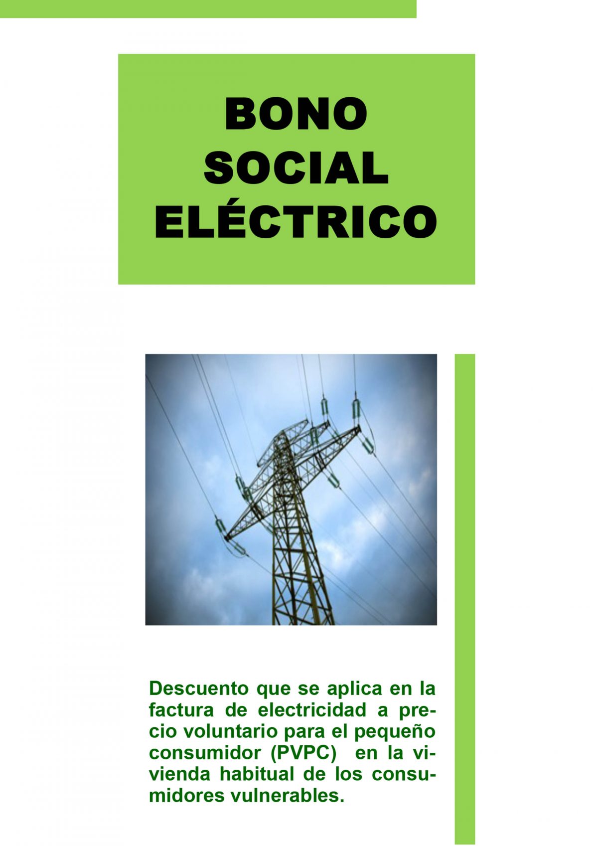 Bono social eléctrico